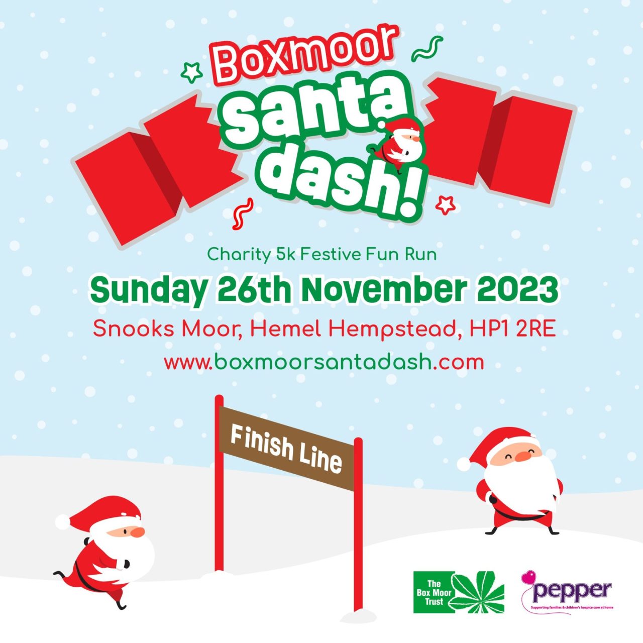 Boxmoor Santa Dash - Pepper Foundation